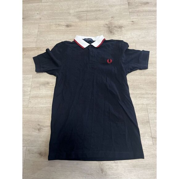 Fred Perry | Shirts | Fred Perry Polo Shirt Adult Size S Black White ...